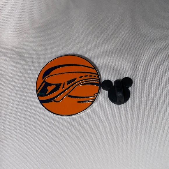 Disney | Other | Disney Pin Orange Monorail | Poshmark